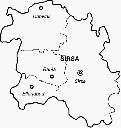 Sirsa District | Sirsa District Map