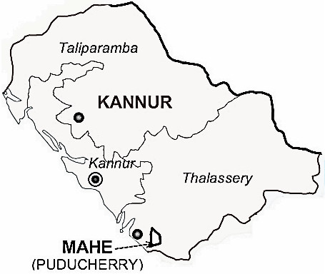 Kannur District | Kannur District Map