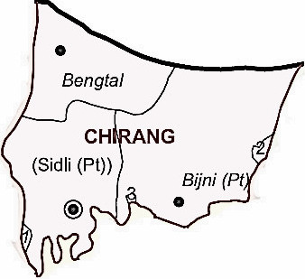 Chirang District | Chirang District Map