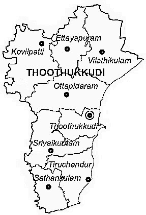 Tuticorin District | Tuticorin District Map