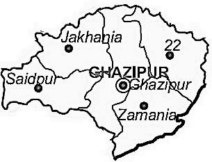 Ghazipur District | Ghazipur District Map