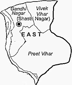 East Delhi District | East Delhi District Map