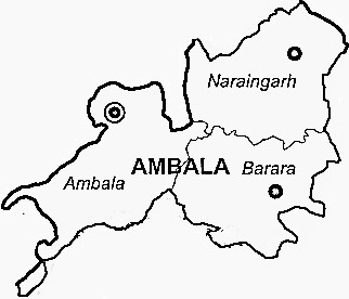 Ambala District | Ambala District Map