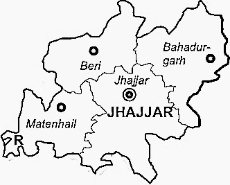 Jhajjar District | Jhajjar District Map