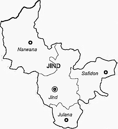 Jind District | Jind District Map