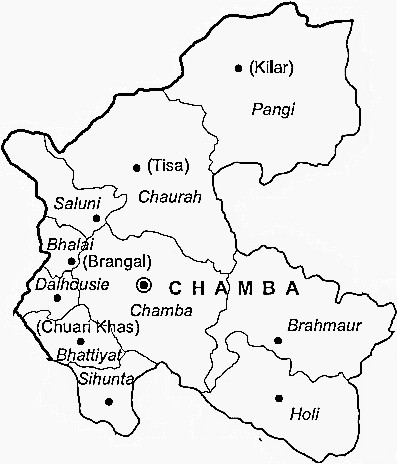 Chamba District | Chamba District Map
