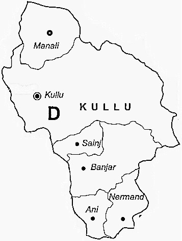 Kullu District | Kullu District Map