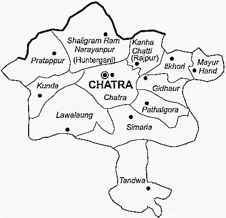 Chatra District | Chatra District Map