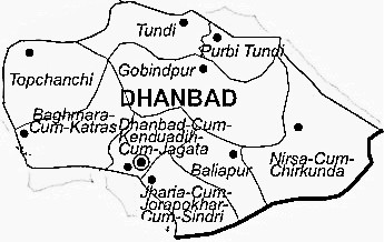 Dhanbad District | Dhanbad District Map
