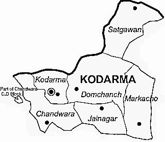 Koderma District | Koderma District Map