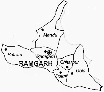 Ramgarh District | Ramgarh District Map