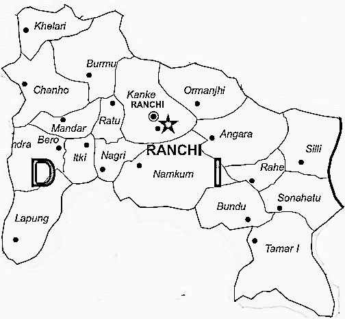 Ranchi District | Ranchi District Map