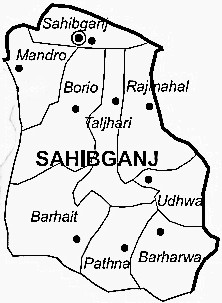 Sahebganj District | Sahebganj District Map