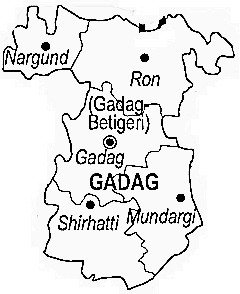 Gadag District | Gadag District Map