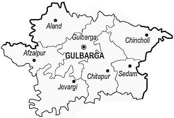 Gulbarga District | Gulbarga District Map