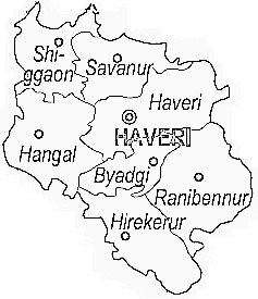 Haveri District | Haveri District Map