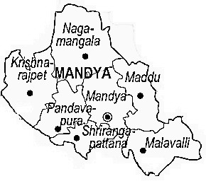 Mandya District | Mandya District Map