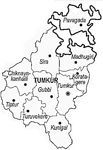 Tumkur District | Tumkur District Map