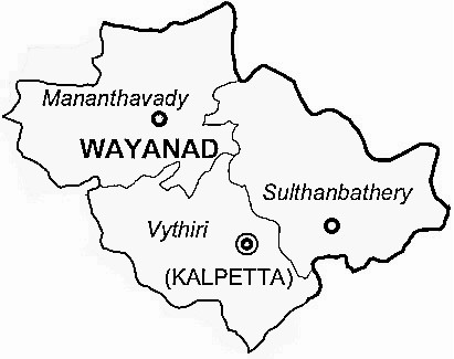 Wayanad District | Wayanad District Map