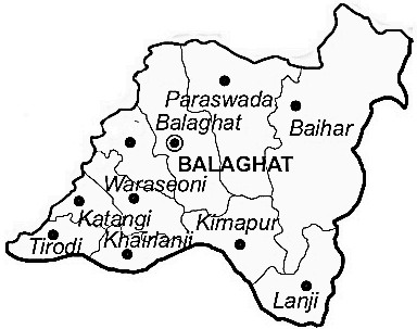 Balaghat District | Balaghat District Map