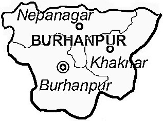 Burhanpur District | Burhanpur District Map