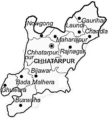 Chhatarpur District | Chhatarpur District Map