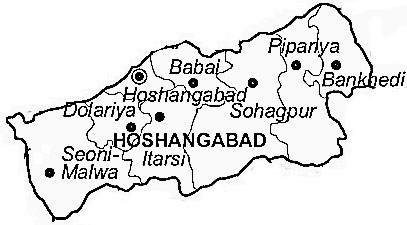 Hoshangabad District | Hoshangabad District Map