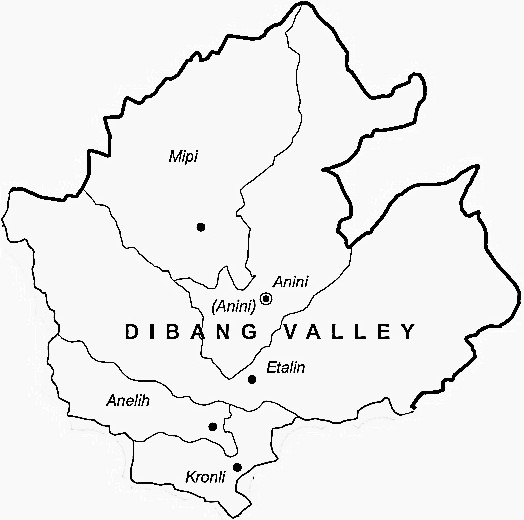 Dibang Valley District | Dibang Valley District Map
