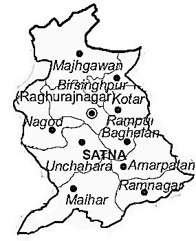 Satna District | Satna District Map