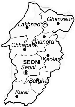 Seoni District | Seoni District Map