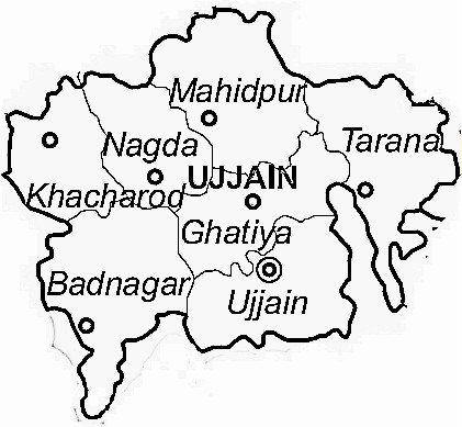 Ujjain District | Ujjain District Map