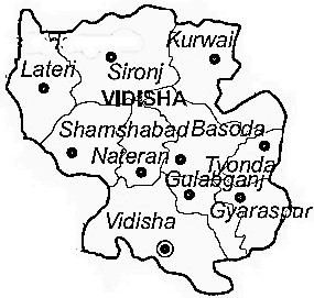 Vidisha District | Vidisha District Map