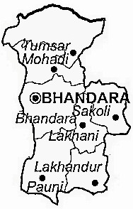 Bhandara District | Bhandara District Map