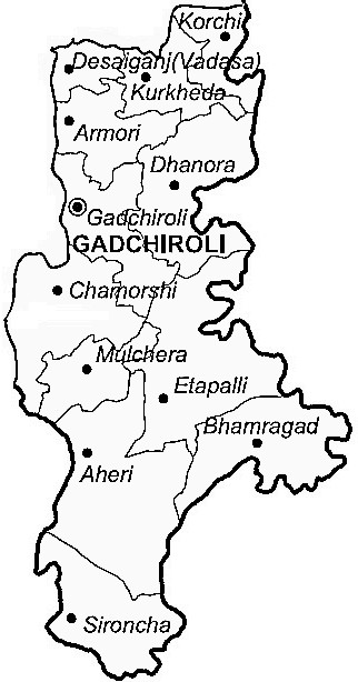 Gadchiroli District | Gadchiroli District Map