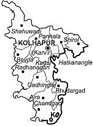 Kolhapur District | Kolhapur District Map