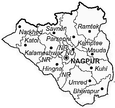 Nagpur District | Nagpur District Map