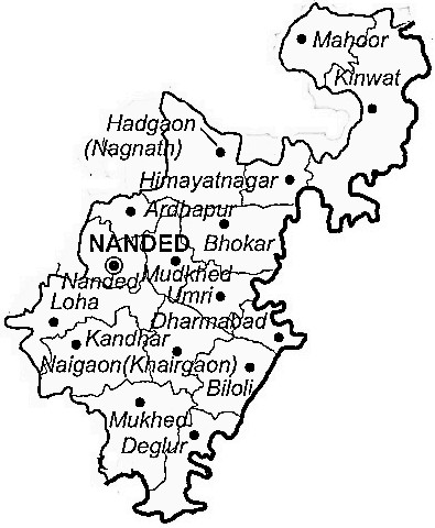 Nanded District | Nanded District Map