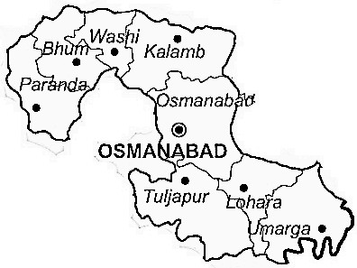 Osmanabad District | Osmanabad District Map