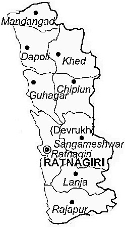 Ratnagiri District | Ratnagiri District Map