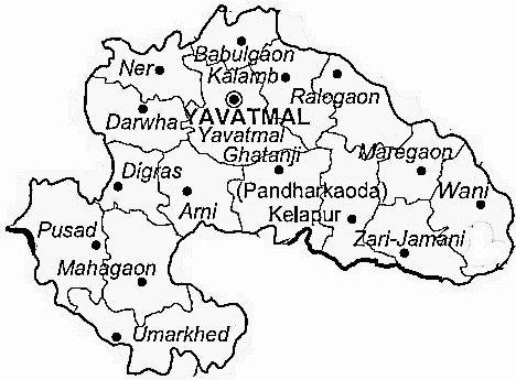 Yavatmal District | Yavatmal District Map