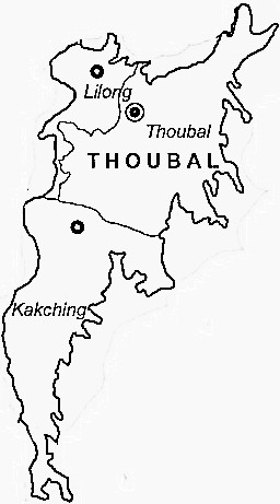 Thoubal District | Thoubal District Map