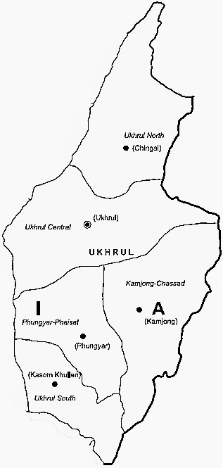 Ukhrul District | Ukhrul District Map