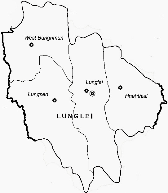 Lunglei District | Lunglei District Map