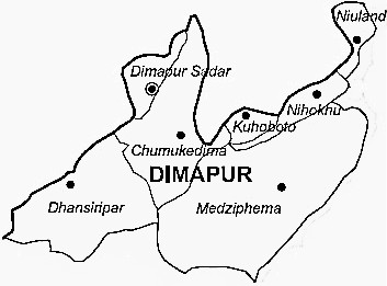 Dimapur District | Dimapur District Map