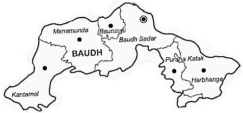 Boudh District | Boudh District Map