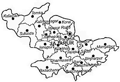 Jajapur District | Jajapur District Map