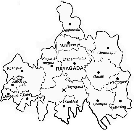 Rayagada District | Rayagada District Map