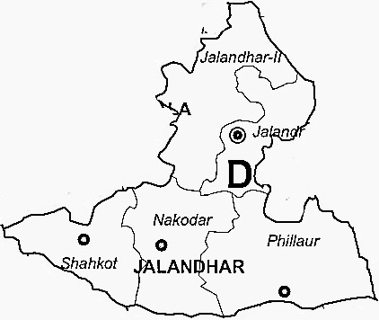 Jalandhar District | Jalandhar District Map