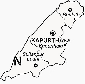 Kapurthala District | Kapurthala District Map