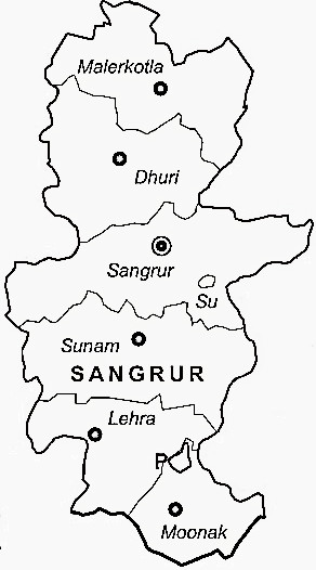Sangrur District | Sangrur District Map